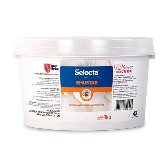 Emulsificante Emustab 1kg - Selecta - Emulsificante Alimentício ...