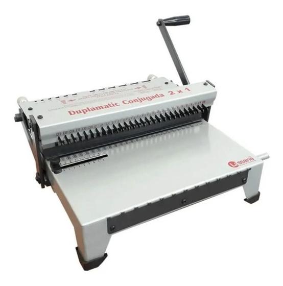 Encadernadora de Wire-o Conjugada Duplamatic Passo 2x1 - Lassane ...