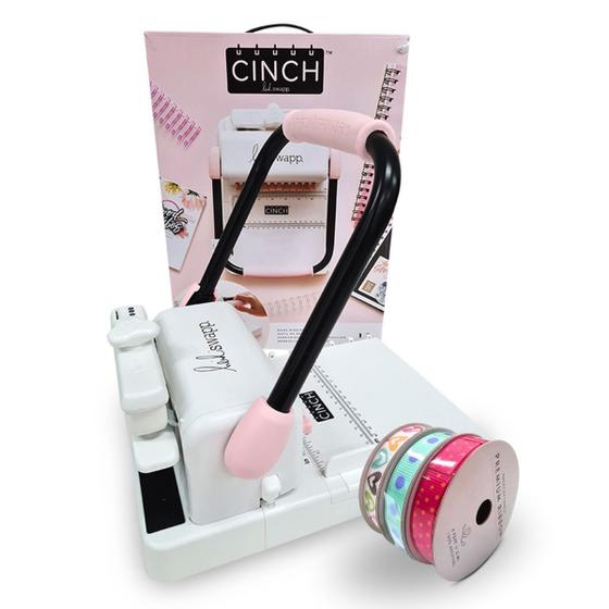 Encadernadora The Cinch We R Memory Keeepers - Heidi Swapp Furo Quadrado Rosê - Encadernadora ...