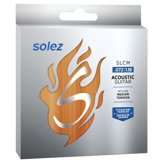 Encordoamento para Violão Solez 6 cordas Nylon - Cordas para Violões ...