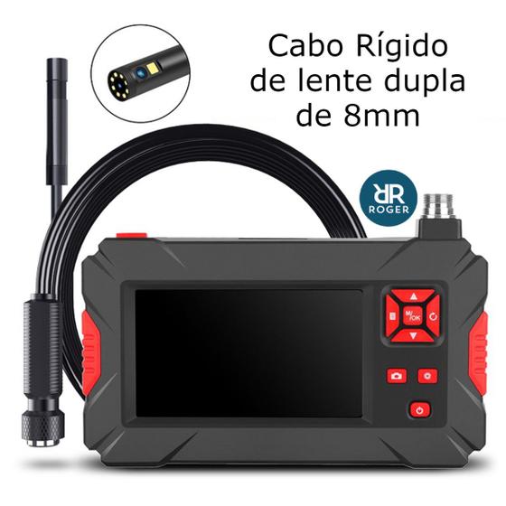 Endoscopio Baroscopio Camera Duplar Flash Moldavel + 2pontas - MKJ ...