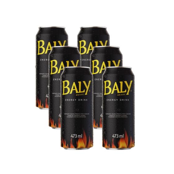 Energético Baly Tradicional 473ml com 6 - Bally - Bebida Energética ...