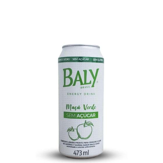 Energetico Maca Verde Sem Açucar Lata 473Ml Baly - Bebida Energética ...