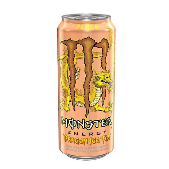 Energético Monster Energy Dragon Ice Tea Peach- Lata 473ml - Bebida ...