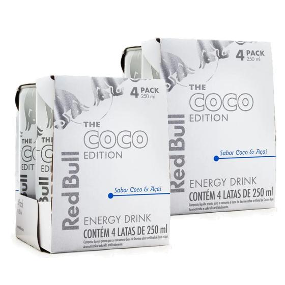 Energético RED BULL Coco Edition 250ml (8 unidades) - Bebida Energética ...