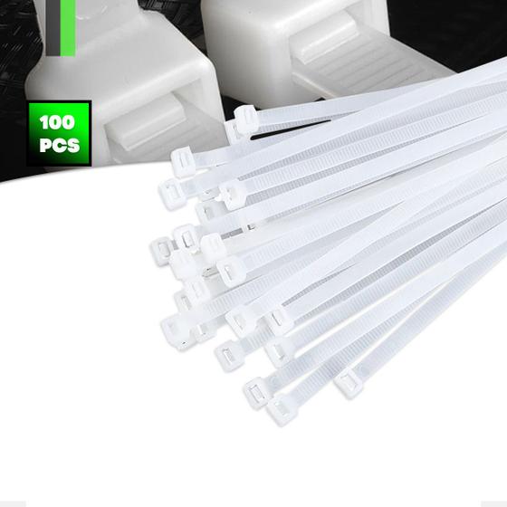 Enforca Engasga Gato Grande Abraçadeira De Nylon Branco 30Cm Kit Pacote ...