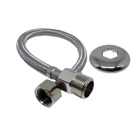 Engate flexível 40cm inox trigre 1/2 mxf dn15 - TIGRE METAIS - Extensão Hidráulica - Magazine Luiza