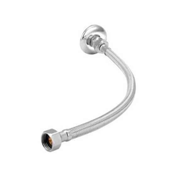 Engate Flexível Aço Inox Cromado 40Cm Com Canopla 11099 - Império Ind ...