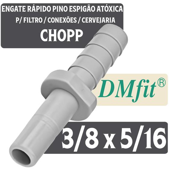 Engate Rápido Pino Espigão 3/8 X 5/16 - DMFIT - Mangueira de Jardim e Acessórios - Magazine Luiza