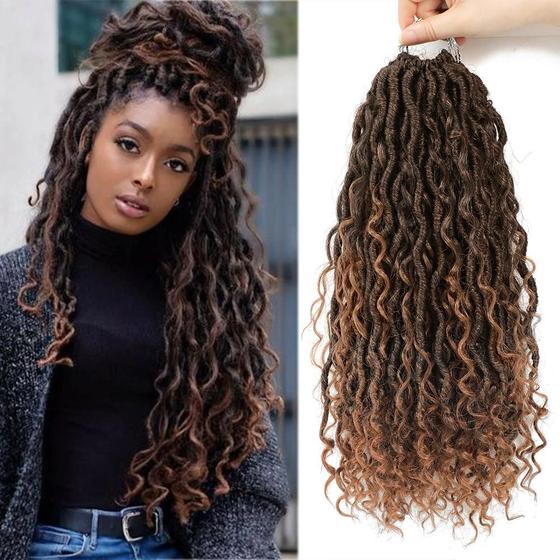 Entrelace Dreads Crochet Braids "Deusa" - CROCX - Sandália Feminina ...