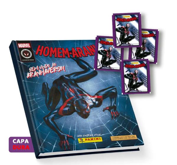 Envelope Homem Aranha: Bem-vindo Ao Aranhaverso Panini, 20 Envelopes = 100 Cromos + Album Capa ...