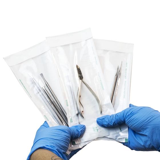 Envelopes Para Esterilização Autoclave Autosselante 9x24 C/ 100 ...