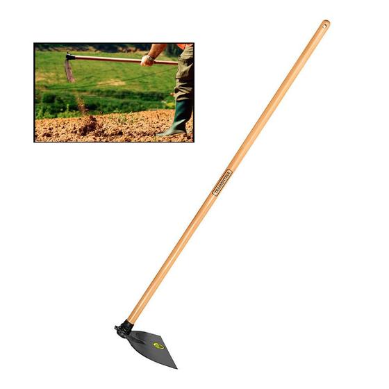 Enxada Larga Goivada 2,5 Libras Com Cabo 145 Cm 77250/754 TRAMOTINA ...
