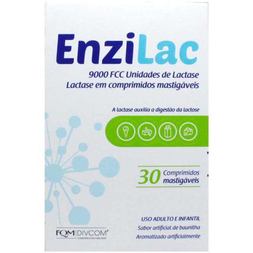 Enzilac 9000 Ui 30 Comprimidos Mastigáveis - Divcom S.A. - Vitaminas A ...