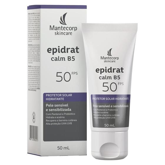Epidrat Calm B5 Protetor Solar Hidratante FPS 50 Pele Sensível e ...
