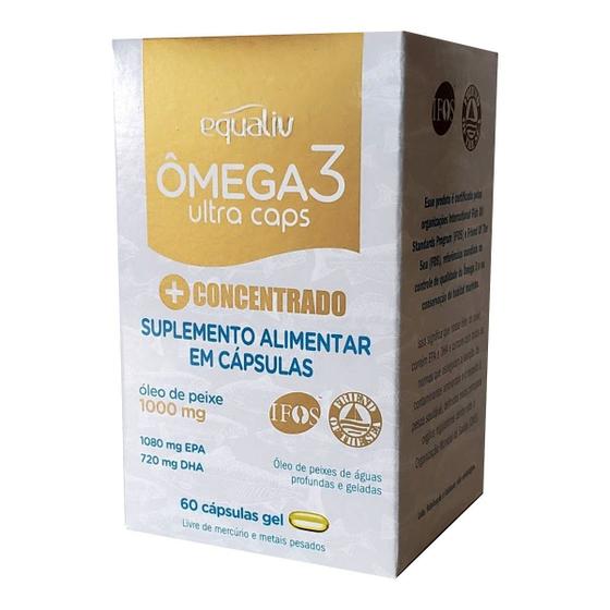 Equaliv Omega 3 Ultra Caps + Concentrado c/ 60 Cápsulas - Ômega 3 ...