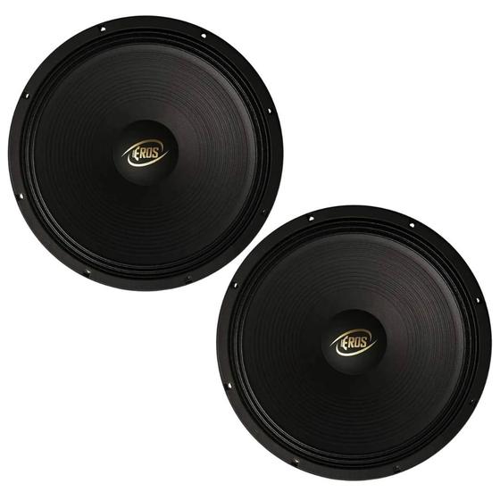 Eros Kit 02 Alto Falante Woofer Eros E-315 LC 15 Polegadas 400w Rms 8 ...