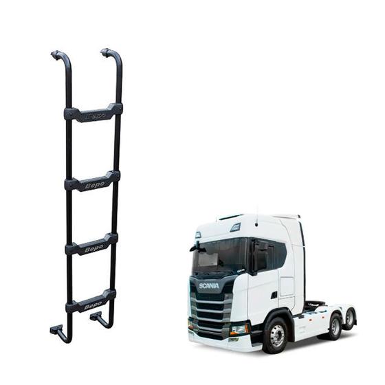 Escada Traseira Scania S6 Ntg 2019 2020 2021 4 Degraus Preta - Bepo - Escadas - Magazine Luiza