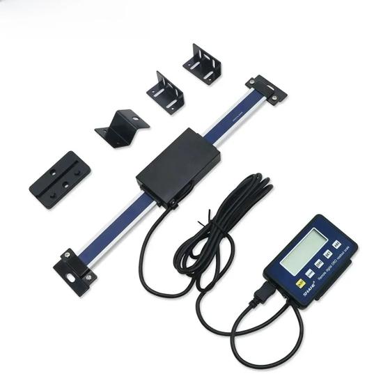Escala Linear Digital De Precisão 0-150mm 0-200mm 0-300mm 0.01mm DRO Display Externo Remoto ...
