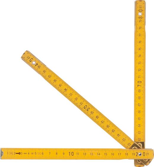 Escala métrica 1 metro madeira natural - Nove54 - Escala Métrica ...