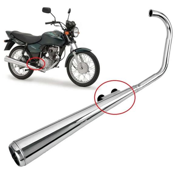 Escapamento Sem Bacalhau Cg Titan Fan Ks 125 2000 Ate 2008 - Tork - Escapamento de Carro ...