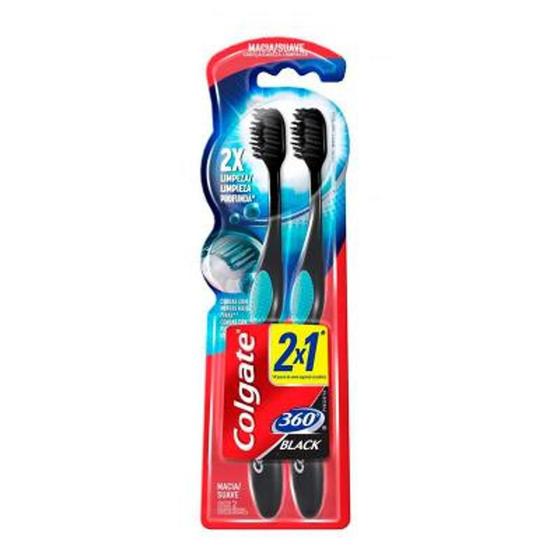 Escova colgate 360 graus black - COLGATE-PALMOLIVE - Escova de Dentes ...