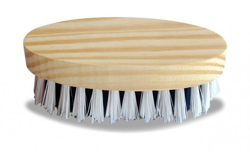 Escova De Lavar Roupa Oval De Madeira - pirapanos - Escova Multiuso ...