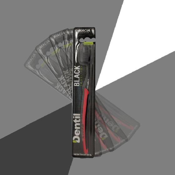 Escova dental cerdas macias ultra finas black dentil - sem opção de ...