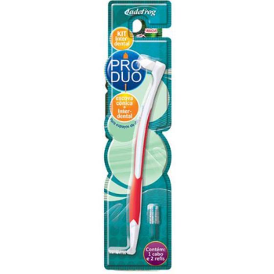Escova dental cônica + interdental jadefrog pro duo - Escova de Dentes ...