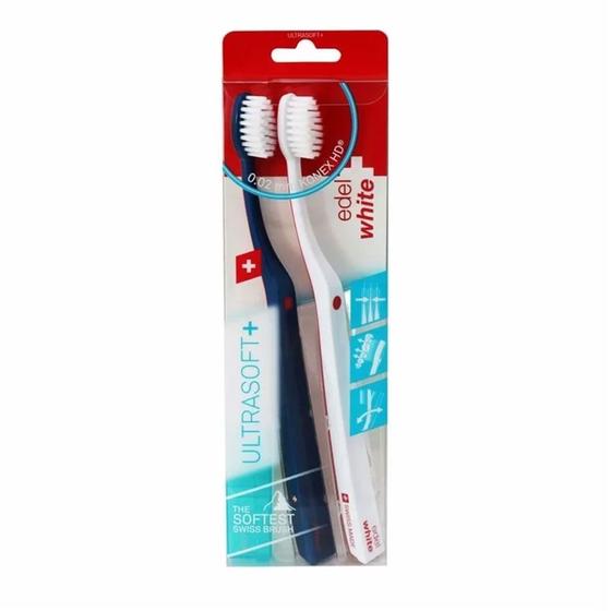 Escova Dental Edel White Flosserbrush Ultrasoft 2 Unidades - Escova de ...