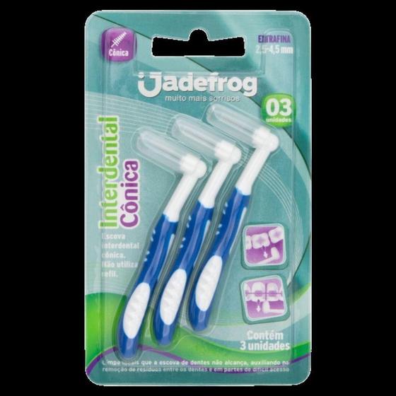 Escova Dental Jadefrog Oral Nexter Interdental Cônica Extrafina c/3 ...