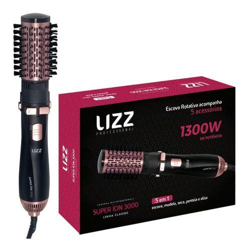 Escova Elétrica Profissional Super Íon 3000 Multiuso Lizz + Sachê ...