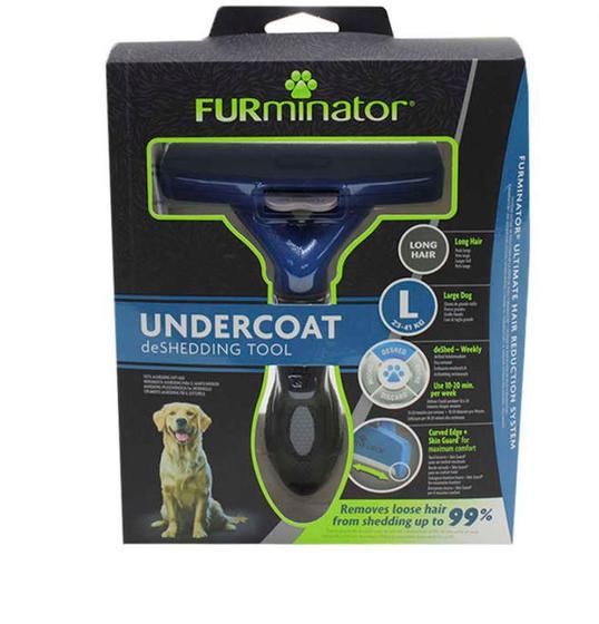 Escova Furminator New Cães Pelo Longo - Raças Grandes - Escovas e ...