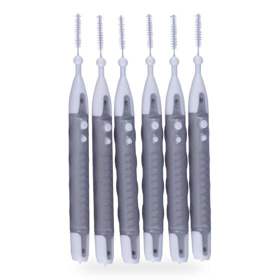 Escova Interdental Bitufo Interclean Ultrafina Cilíndrica com 6 ...