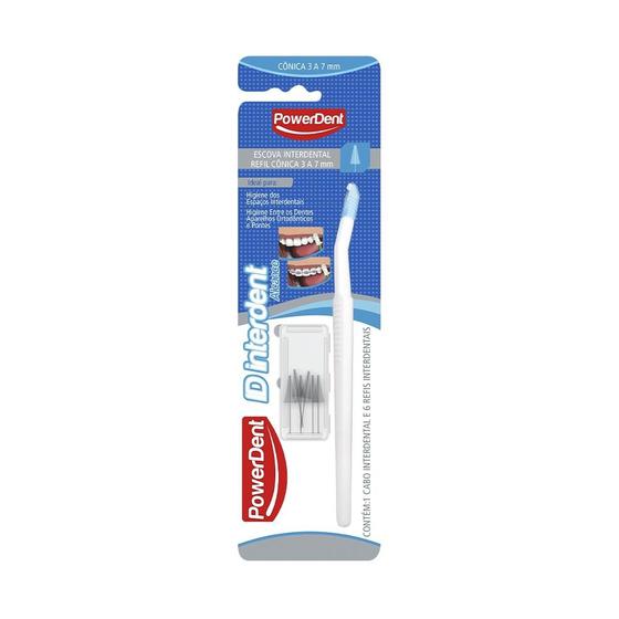 Escova Interdental Powerdent Conica - IMPOWER - Escova de Dentes ...