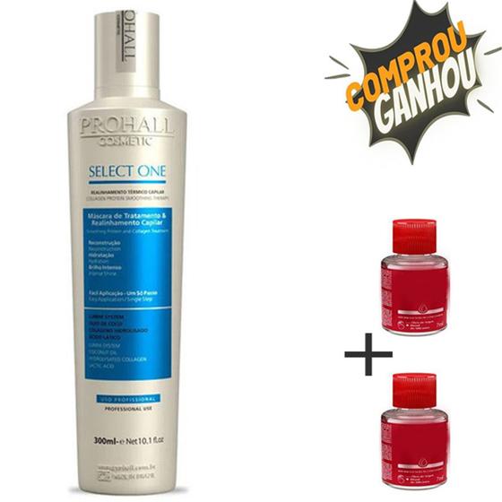 Escova Progressiva Prohall Select One Orgânica 300ml - Progressiva para ...