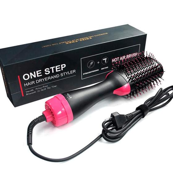 Escova Secadora Modeladora Alisadora Oval Cerâmico 127V - One Step ...