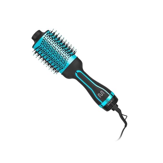 Escova Secadora Oval Azul para alisar ou modelar 1350W Bivolt, função ...