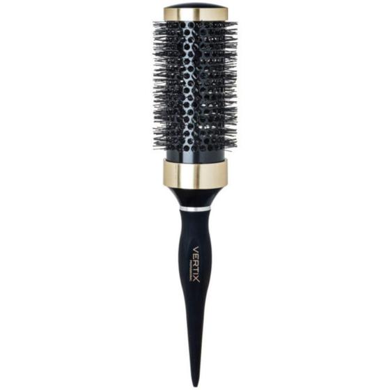 Escova Vazada Cerâmica Black & Gold 43mm Vertix Profissional - Escova ...