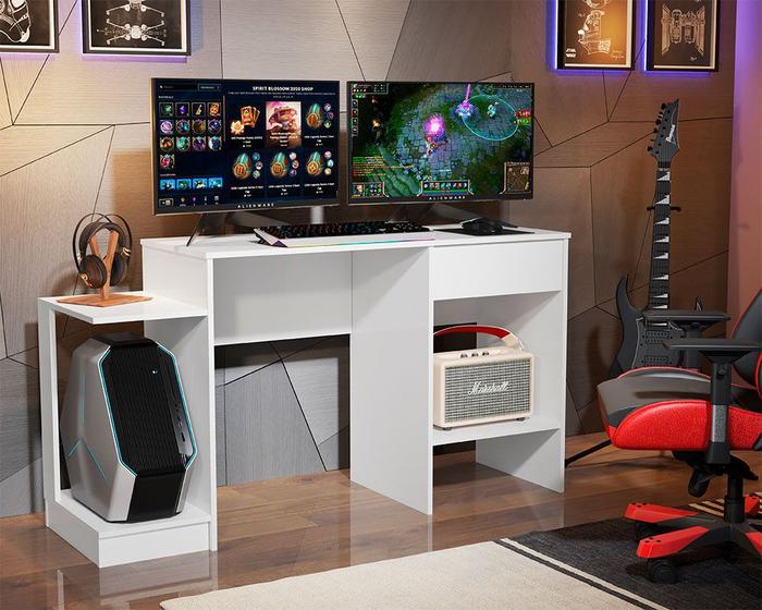 Escrivaninha Gamer Quarto Jb 6099 C/ 1 Gaveta - JB BECHARA - Móveis ...
