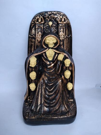 Escultura/ Imagem / Estátua Exu Tata Caveira Umbanda/ Candomblé ...