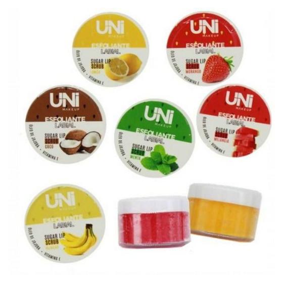 Esfoliante Labial Hidratante Sugar Lip Scrub Uni Makeup - Esfoliante ...