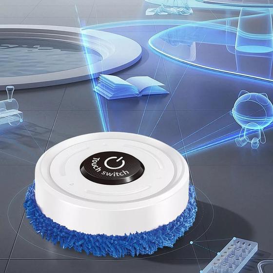 Esfregador Robot Recarregável E Inteligente Limpa O Chão e Passa pano ...