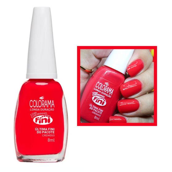 Esmalte Colorama Ultima Fini do Pacote Hipoalergenico Cheiro - Esmalte ...