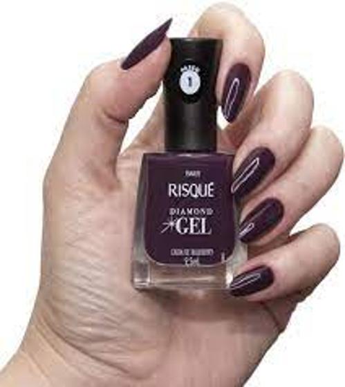 Esmalte Risque Efeito Gel Calda De Blueberry - Esmalte - Magazine Luiza