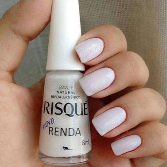 Esmalte Risqué Natural Renda - Hipoalergênico 8ml - Risque - Esmalte ...