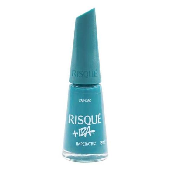Esmalte Verde Água Cremoso Risqué + Iza Imperatriz 8ml - Esmalte ...