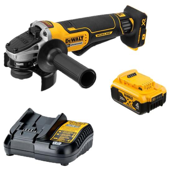 Esmerilhadeira Ang 5" 20v DCG413 Bat 4.0Ah Dewalt Bivolt ...