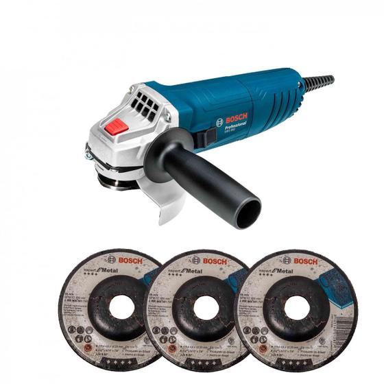 Esmerilhadeira Angular Bosch GWS 850 850W 220V com 3 discos - BOSCH ...