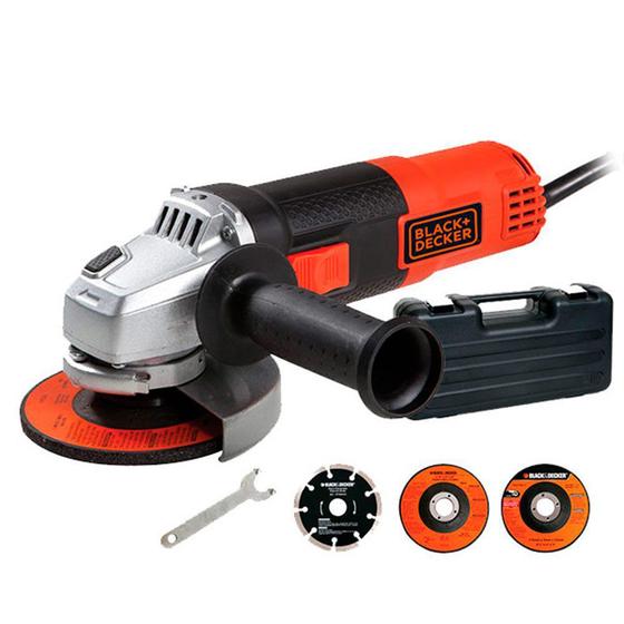 Esmerilhadeira Lixadeira Angular Black+Decker 110v ou 220v - BLACK ...